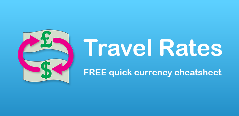 Travel Rates - Currency Cheat Sheet